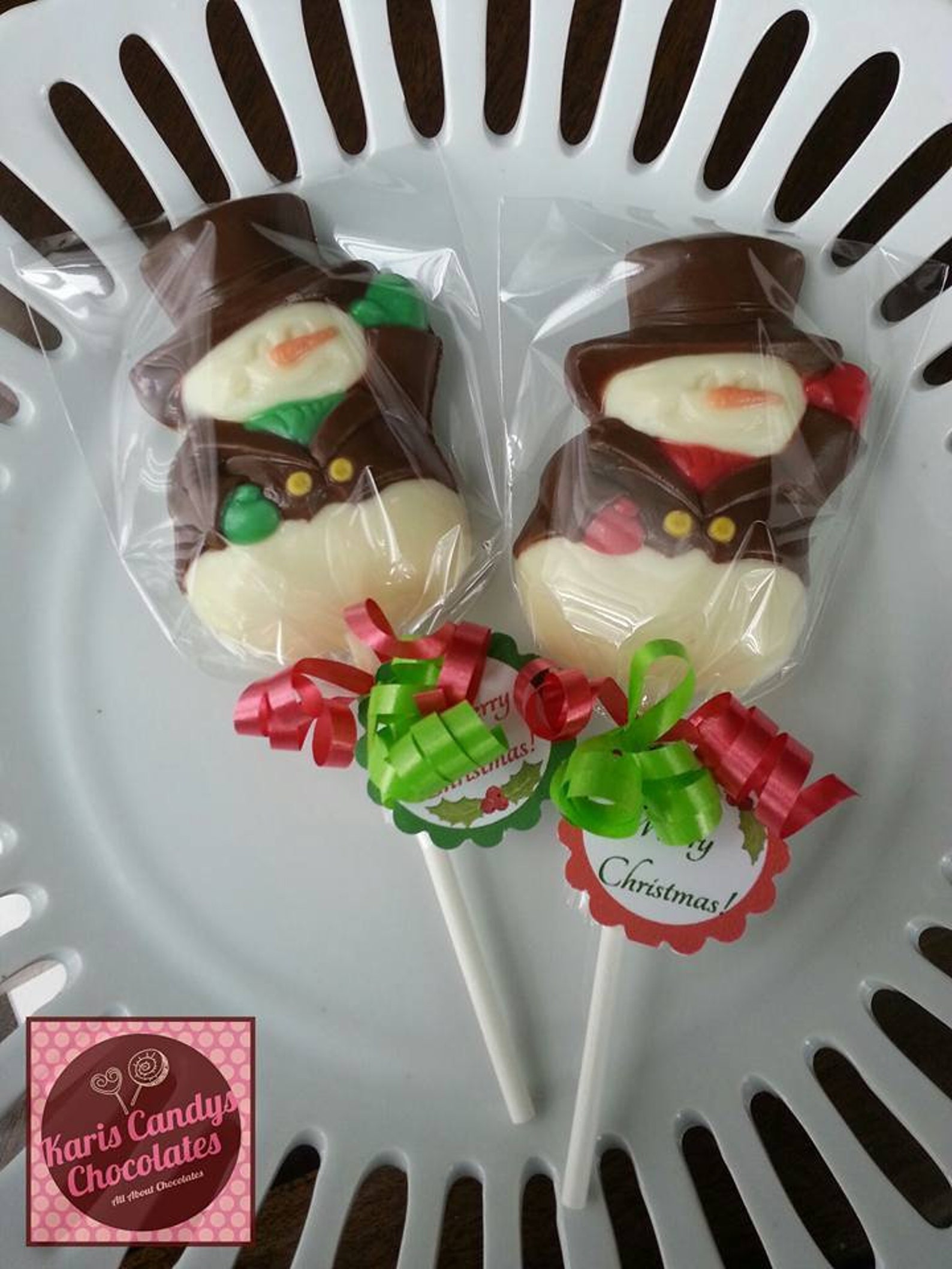 Christmas Chocolate Lollipop - Etsy