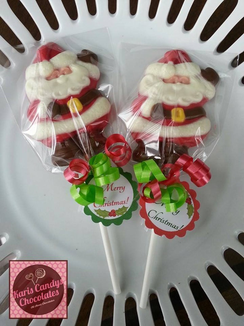 Christmas Chocolate Lollipop - Etsy
