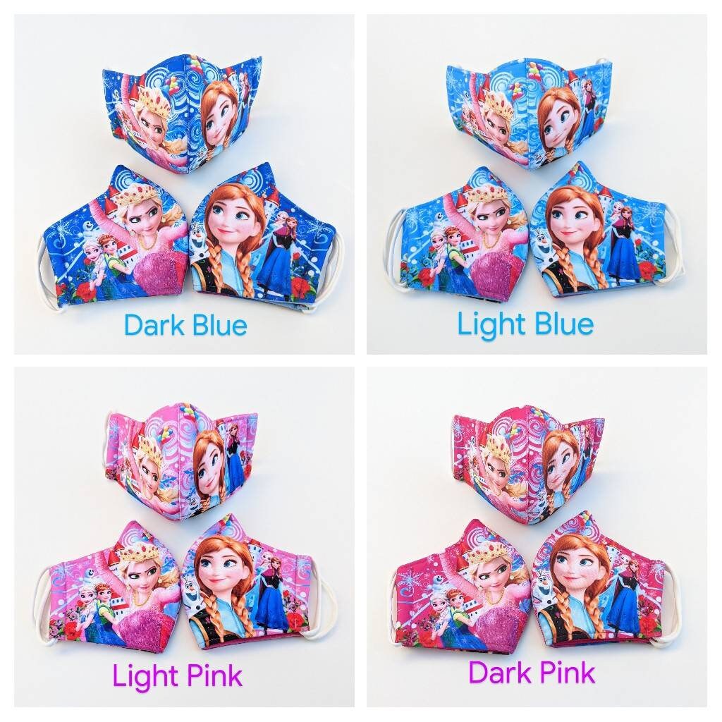 Children Kids Disney Frozen Face Mask High Quality soft | Etsy