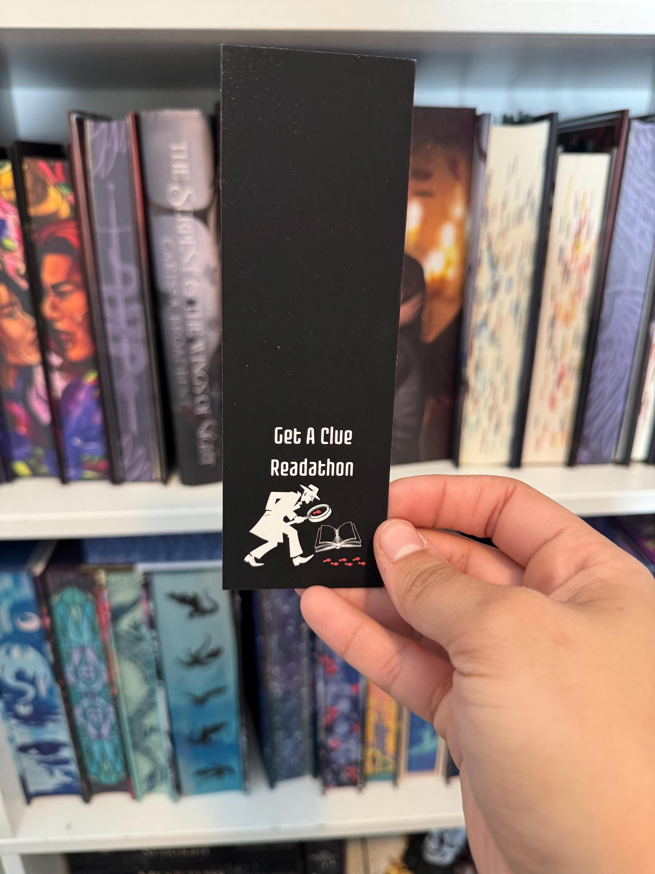 Get A Clue 2025 Readathon Official Bookmarks - Etsy