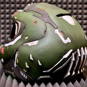Doomguy Helmet for Cosplay and Airsoft / Doom Eternal / Any Helmet ...