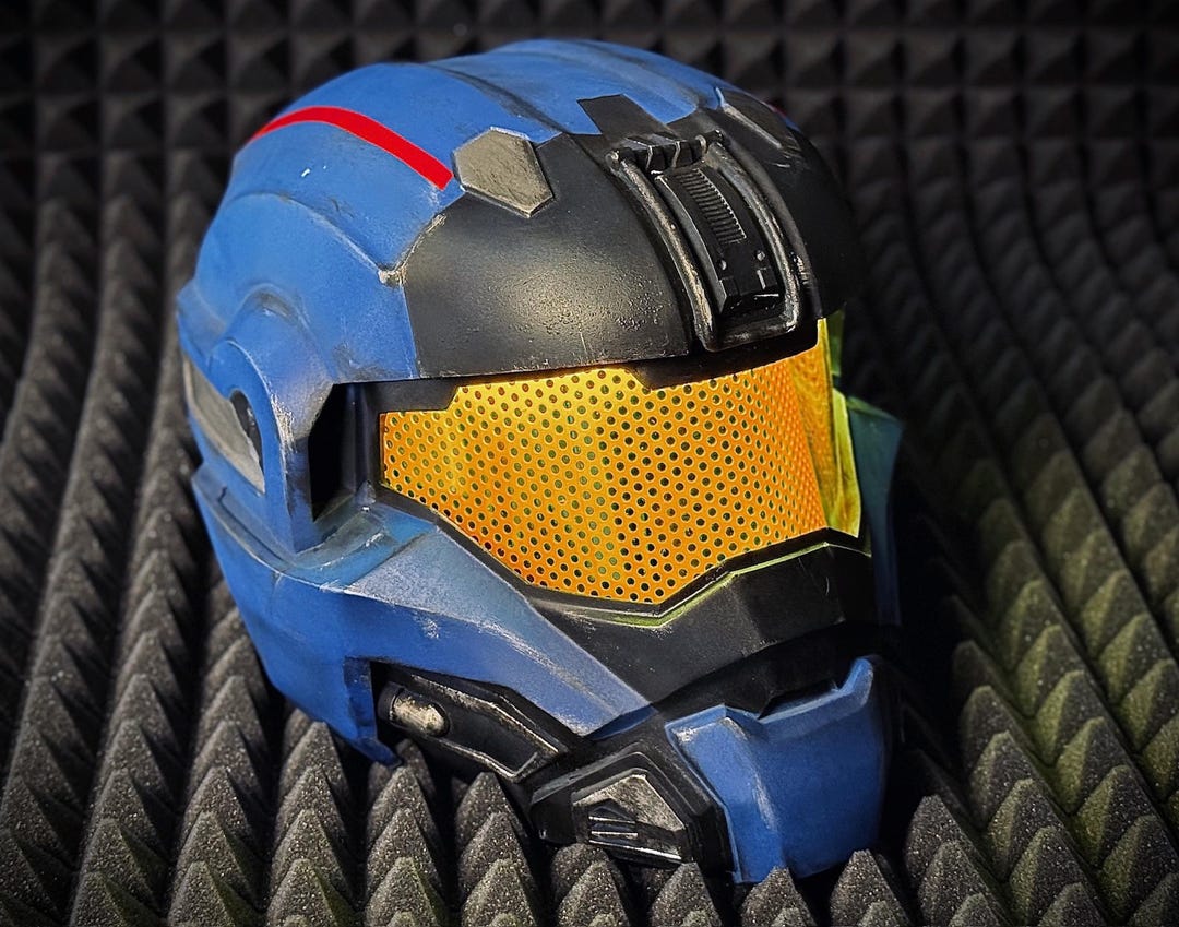 IN STOCK Commander Helmet for Cosplay and Airsoft / Halo / Any Helmet ...