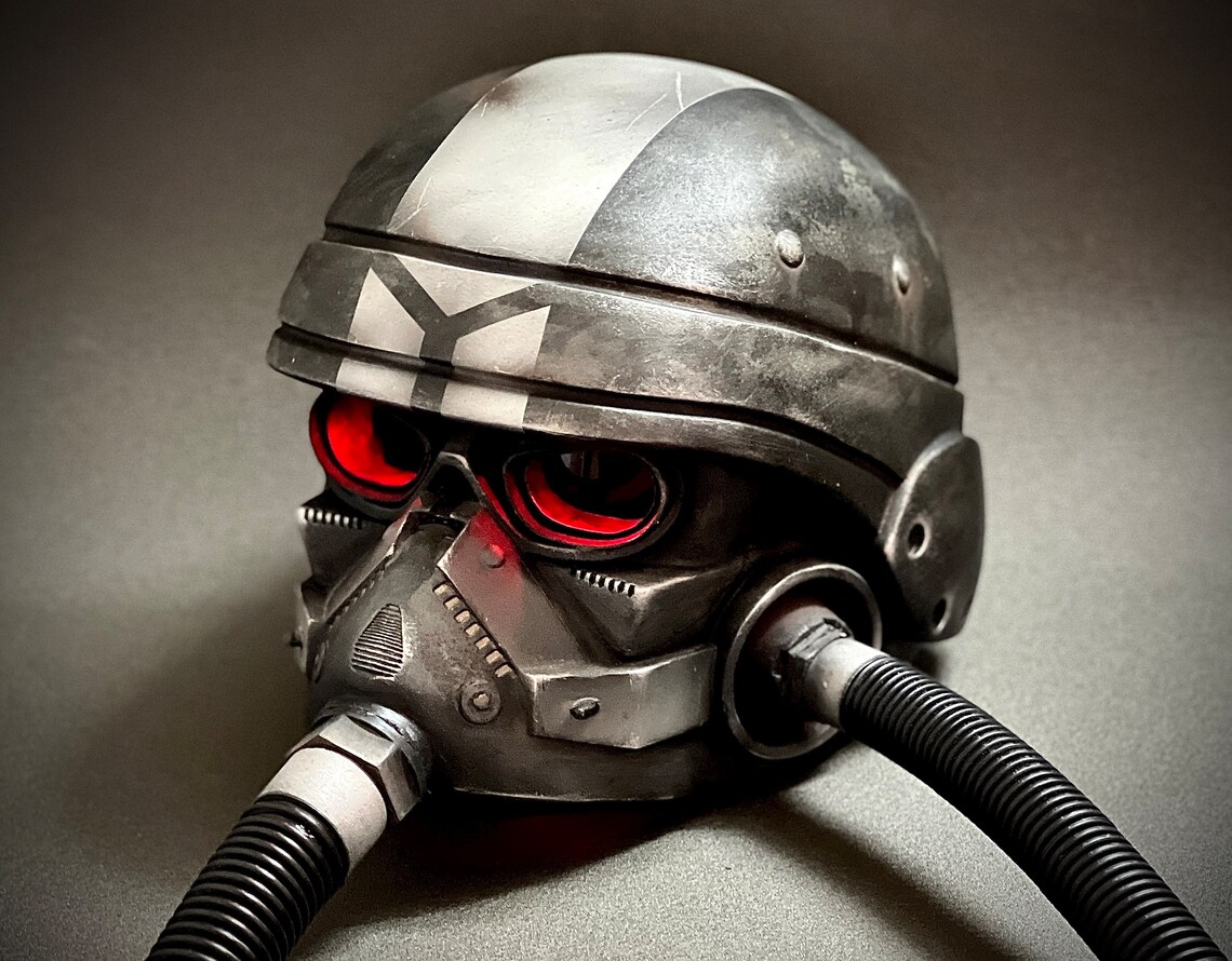 Helghast Killzone Helmet for Cosplay and Airsoft ANY PAINTING - Etsy