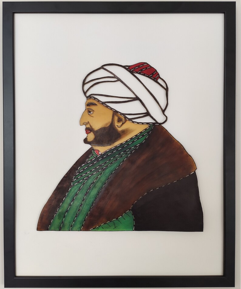 Ottoman Sultan II. Mehmet Turkish Karagöz Shadow Theatre Puppet Style ...