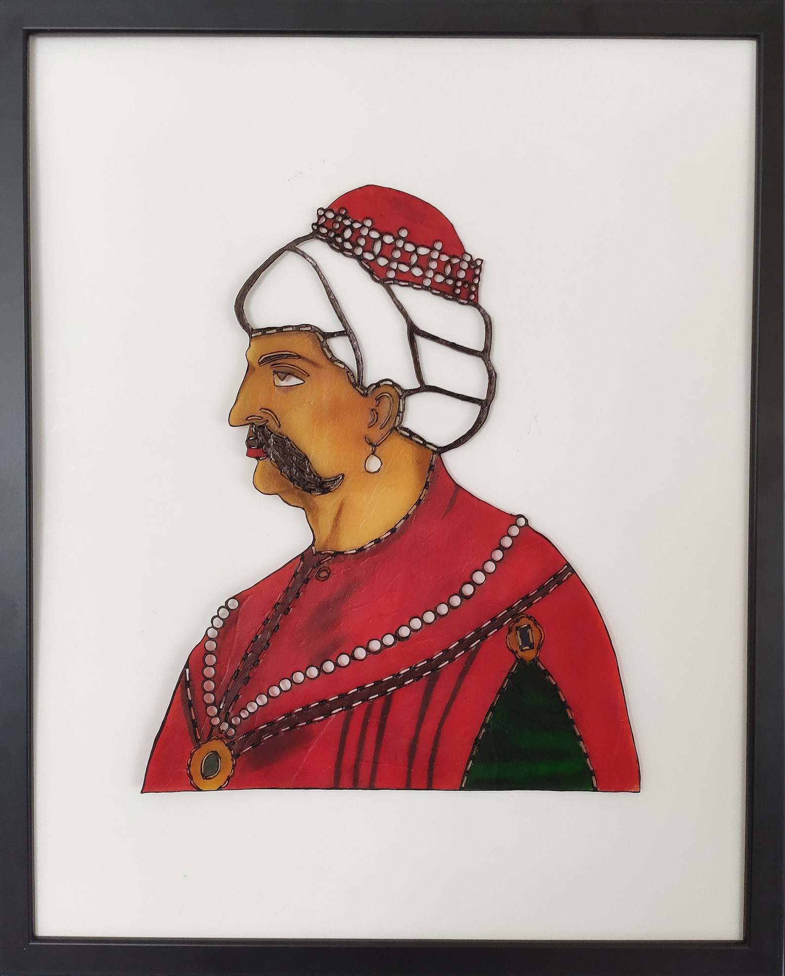 Safavid Shah "Shah Ismail" - Türkische Karagöz Schattentheater-Puppe ...