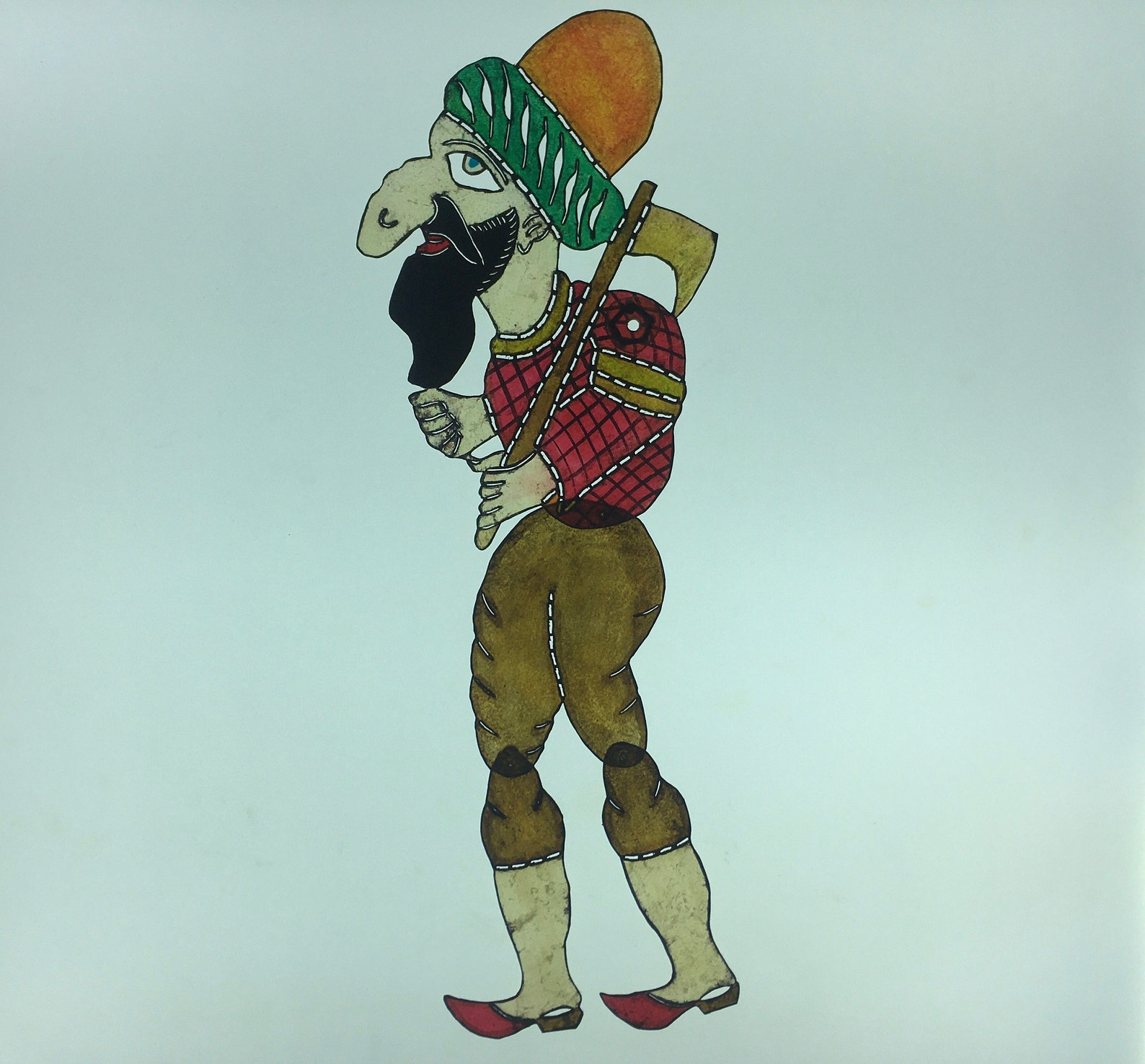 Kastamonulu - Original Turkish Karagöz Shadow Theatre Puppet - Etsy