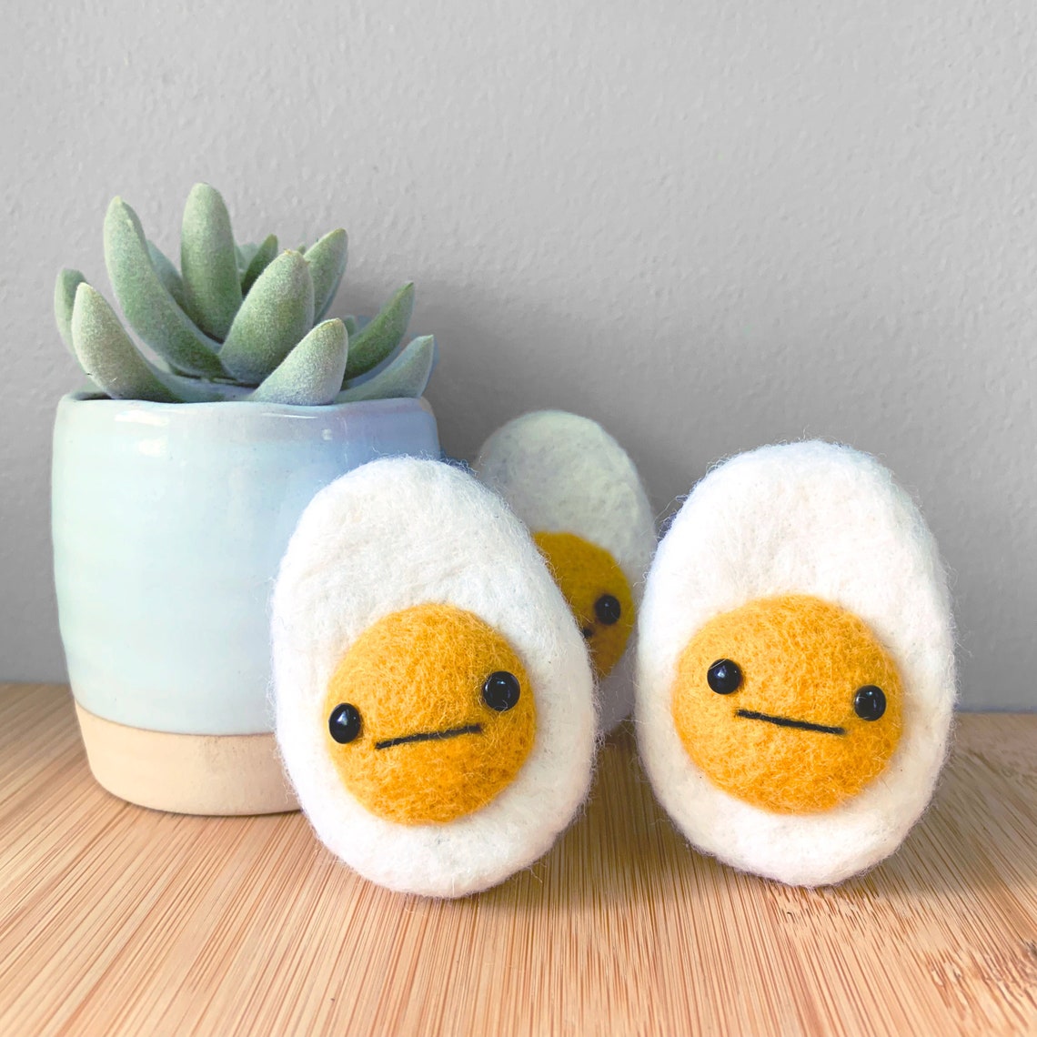Handmade Needle Felted "meh" Egg - Etsy