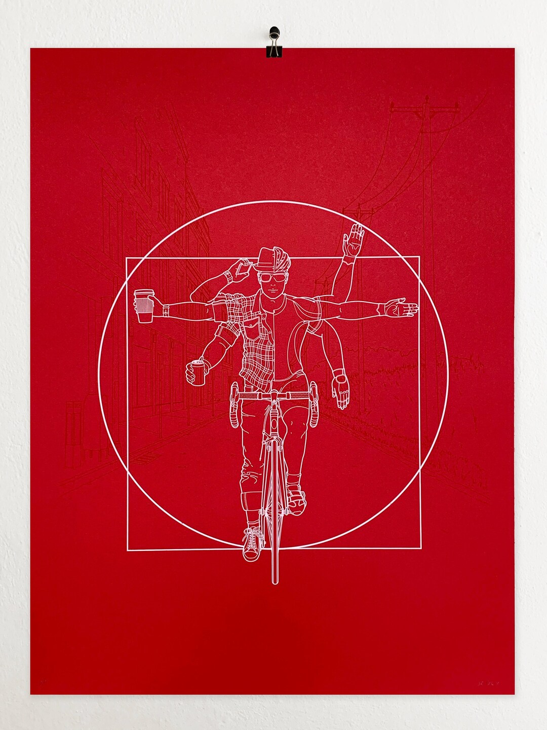 Duality, Signed Handprinted Silkscreen Poster 18"x24" by Jclovely - Etsy