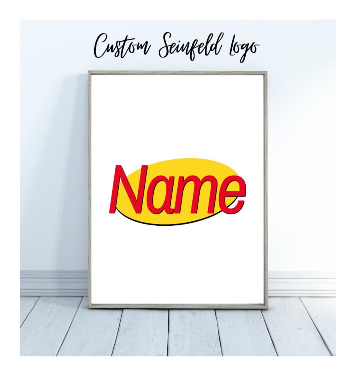 CUSTOM Seinfeld Logo Seinfeld SVG Seinfeld Print Seinfeld | Etsy