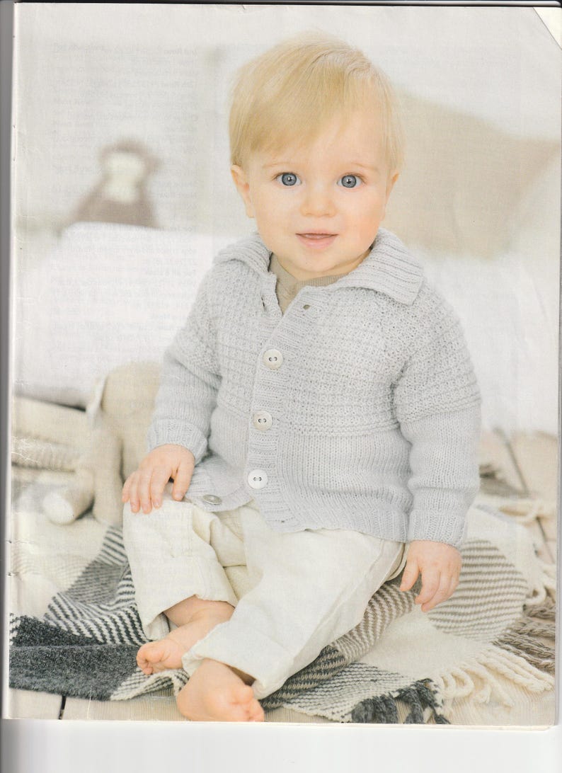 4 Ply Knitting Pattern for Children Aged 0 to 7 Years - Etsy UK