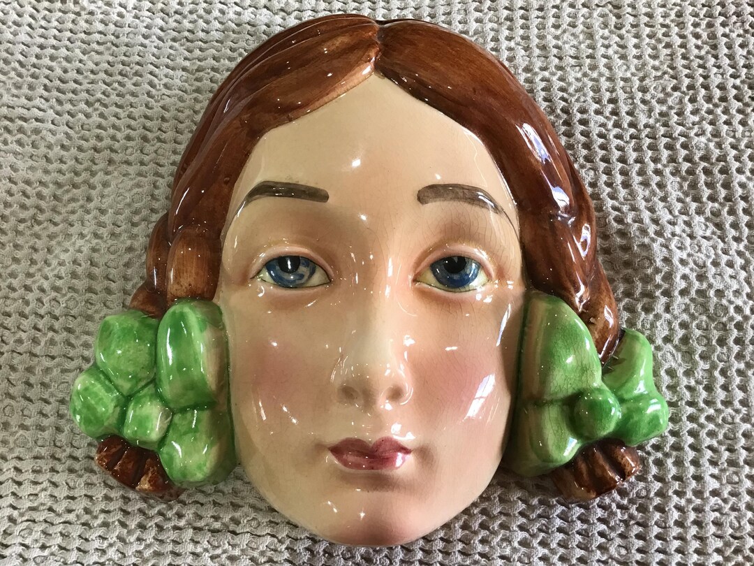 Rare Beswick Lady Face Wall Plaque 1930,s - Etsy