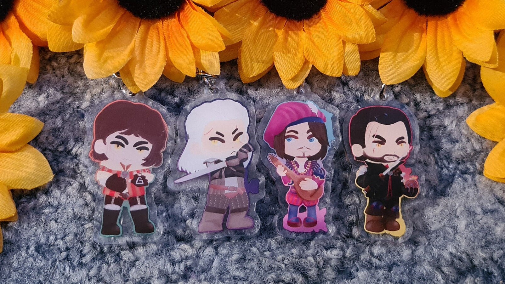 The Witcher Acrylic Keychains - Etsy