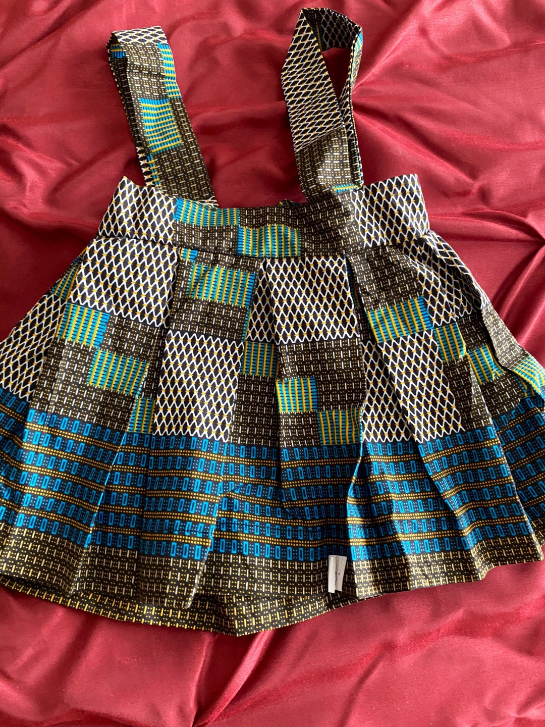 Ankara african print baby pinafore dress - Etsy.de