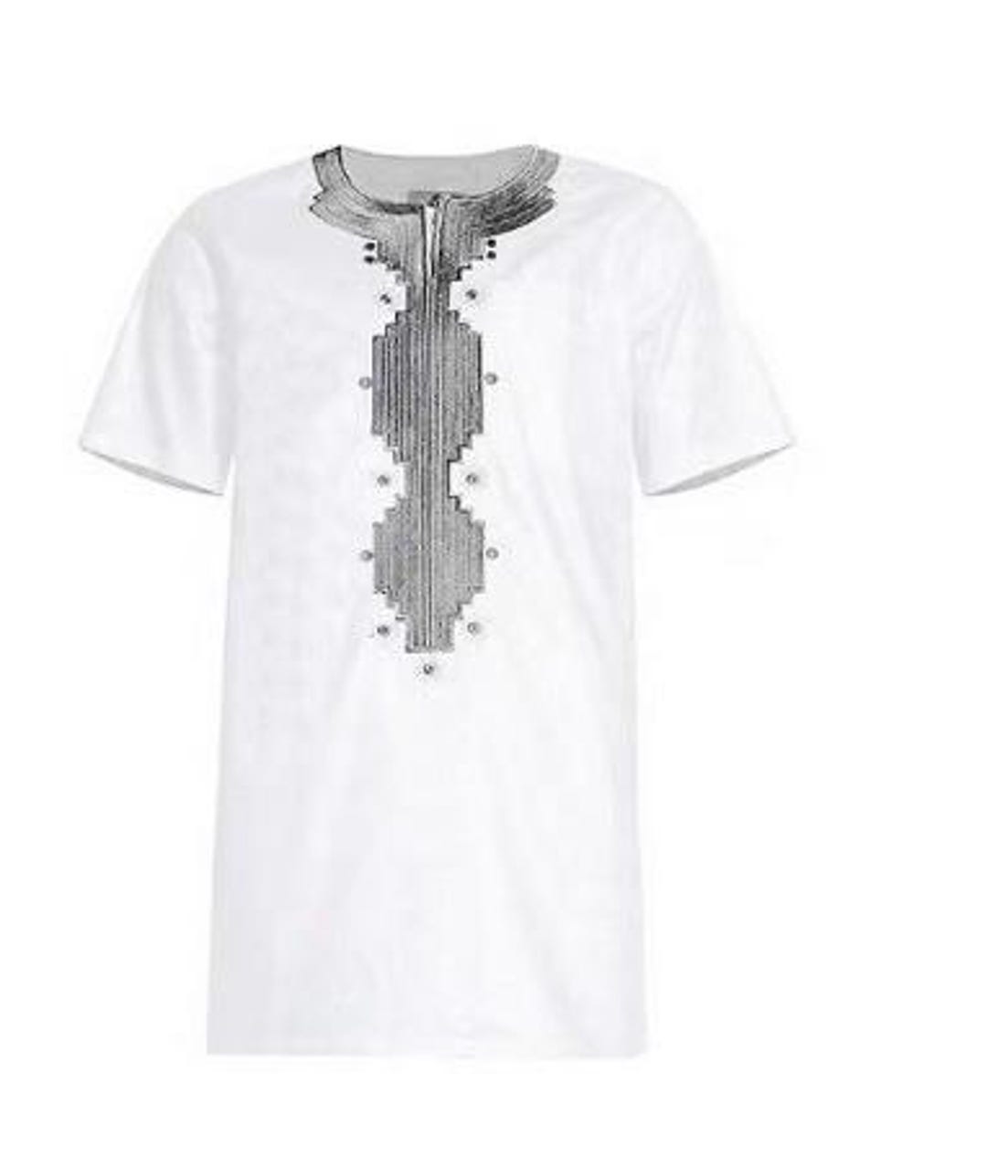 African Traditional African Embroidery Shirt white - Etsy
