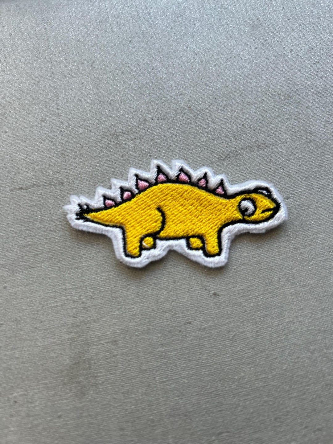Iron-on Stegosaurus Dino Patch | Dinosaur Patches, Animal Iron-on Patches, Patches, Patches for ...