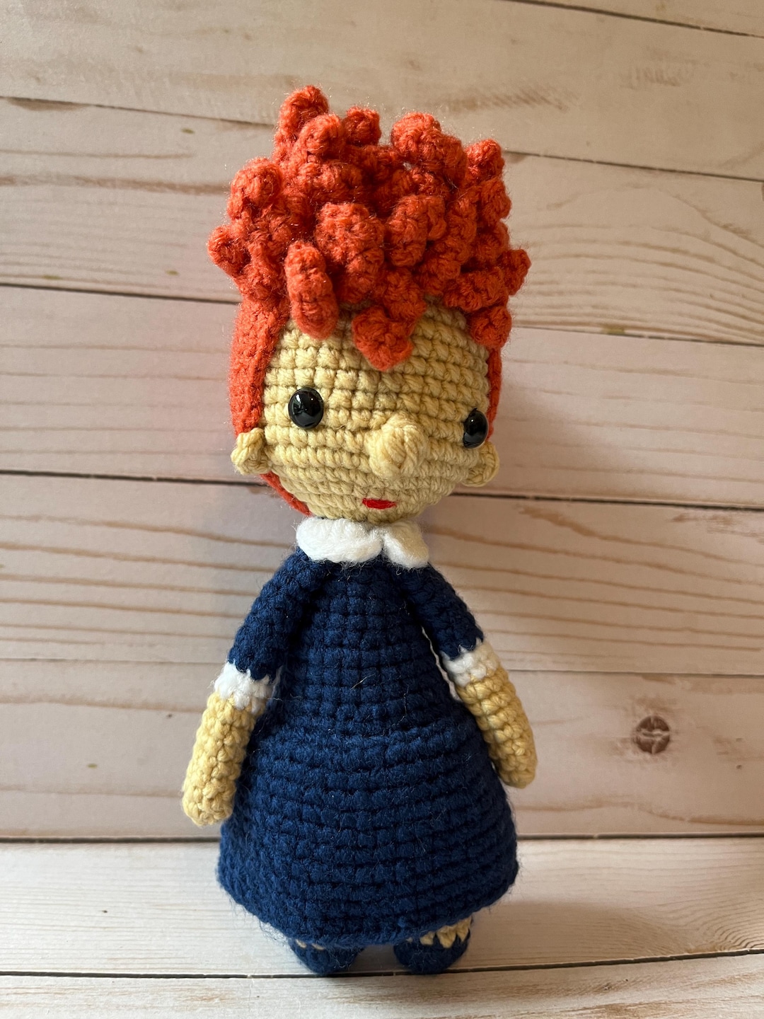 Handmade Amigurumi Crochet Lucille Ball Doll - 8.5 Inches - Adorable ...