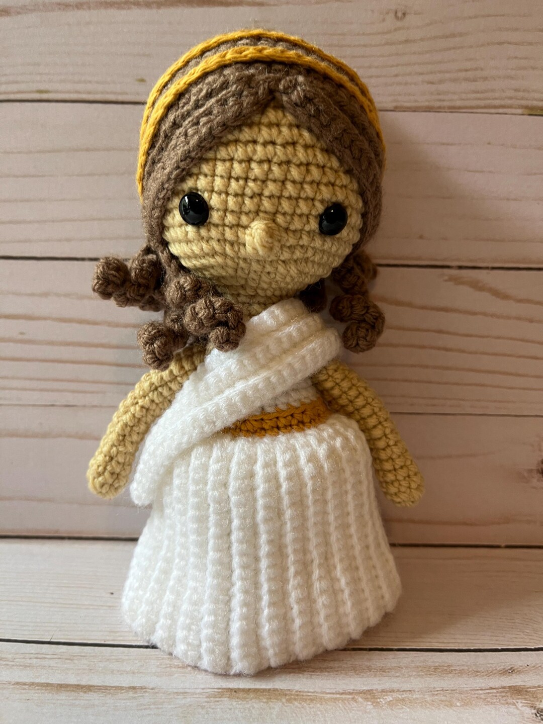 Handcrafted Crochet Doll of Hypatia of Alexandria - Unique 8 ...
