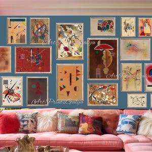 Wassily Kandinsky Art Prints Set, Bauhaus Poster, MEGA BUNDLE of 230 ...