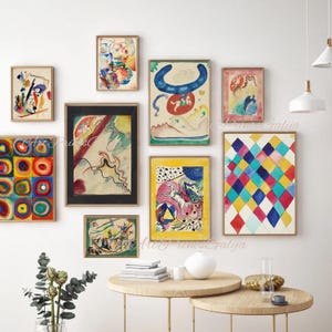 Wassily Kandinsky Art Prints Set, Bauhaus Poster, MEGA BUNDLE of 230 ...