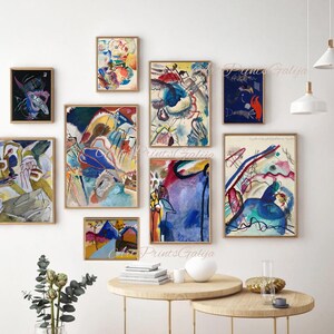 Wassily Kandinsky Art Prints Set, Bauhaus Poster, MEGA BUNDLE of 230 ...