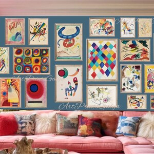 Wassily Kandinsky Art Prints Set, Bauhaus Poster, MEGA BUNDLE of 230 ...
