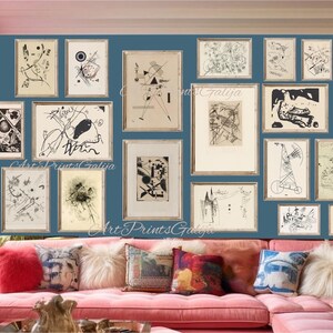 Wassily Kandinsky Art Prints Set, Bauhaus Poster, MEGA BUNDLE of 230 ...