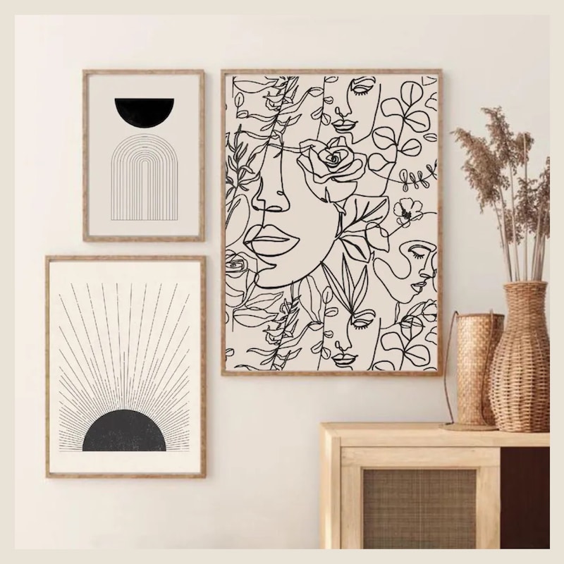 Boho Printable Wall Art - Etsy