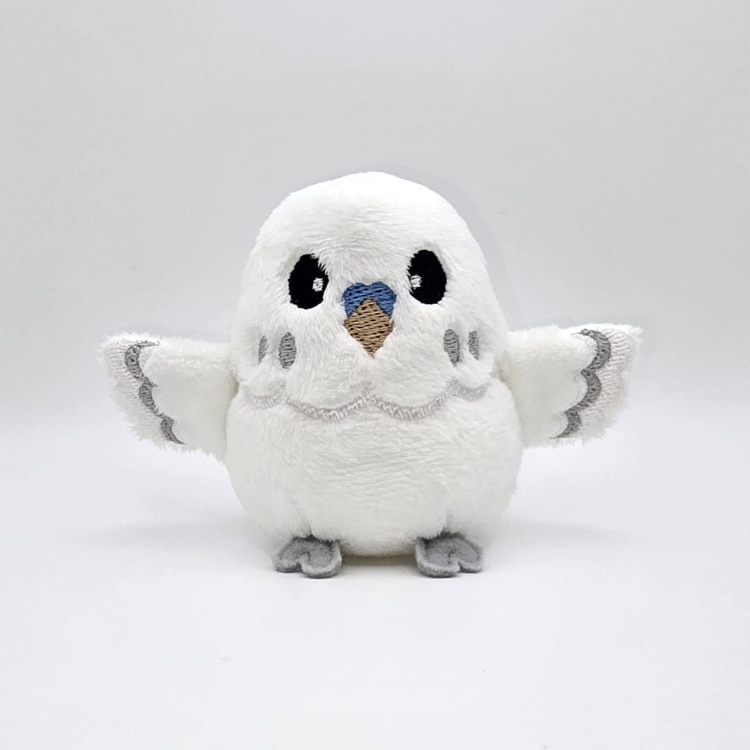 Lacey Worry Borb, Parakeet Plush, Budgie Plush, Anxiety Plush, Budgie ...