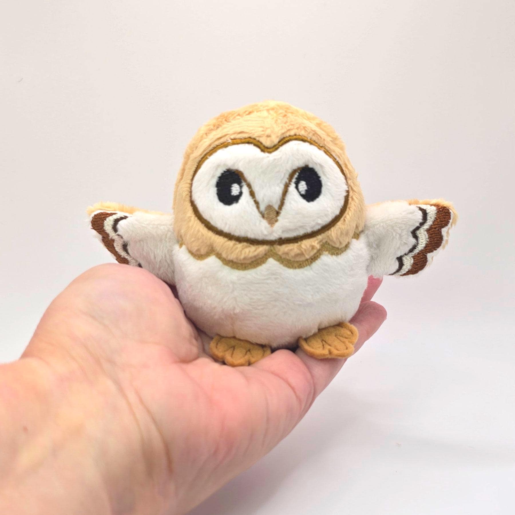 Cleo the Barn Owl Borb Plush, Handmade Toy, Gift for Bird Lover - Etsy