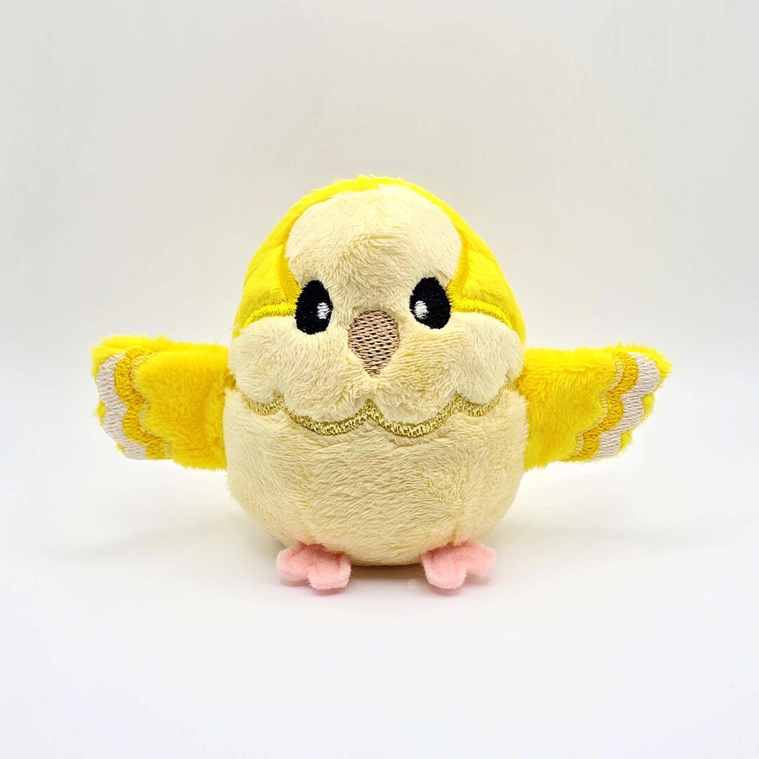 Banana Worry Borb, Quaker Parrot Plush, Parrot Plush, Anxiety Plush ...