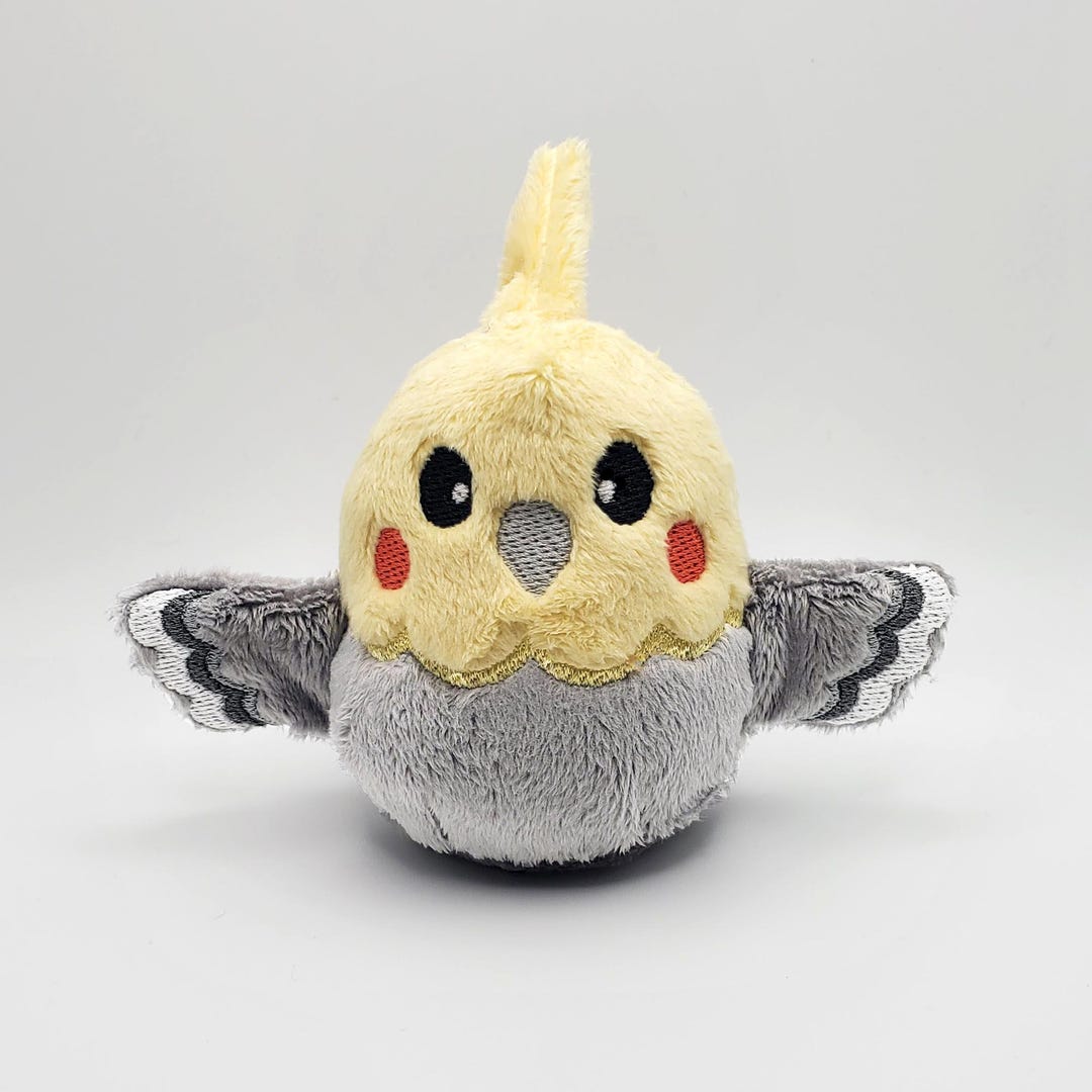 Pietro Worry Borb, Cockatiel Plush, Anxiety Plush, Cockatiel, Parrot ...