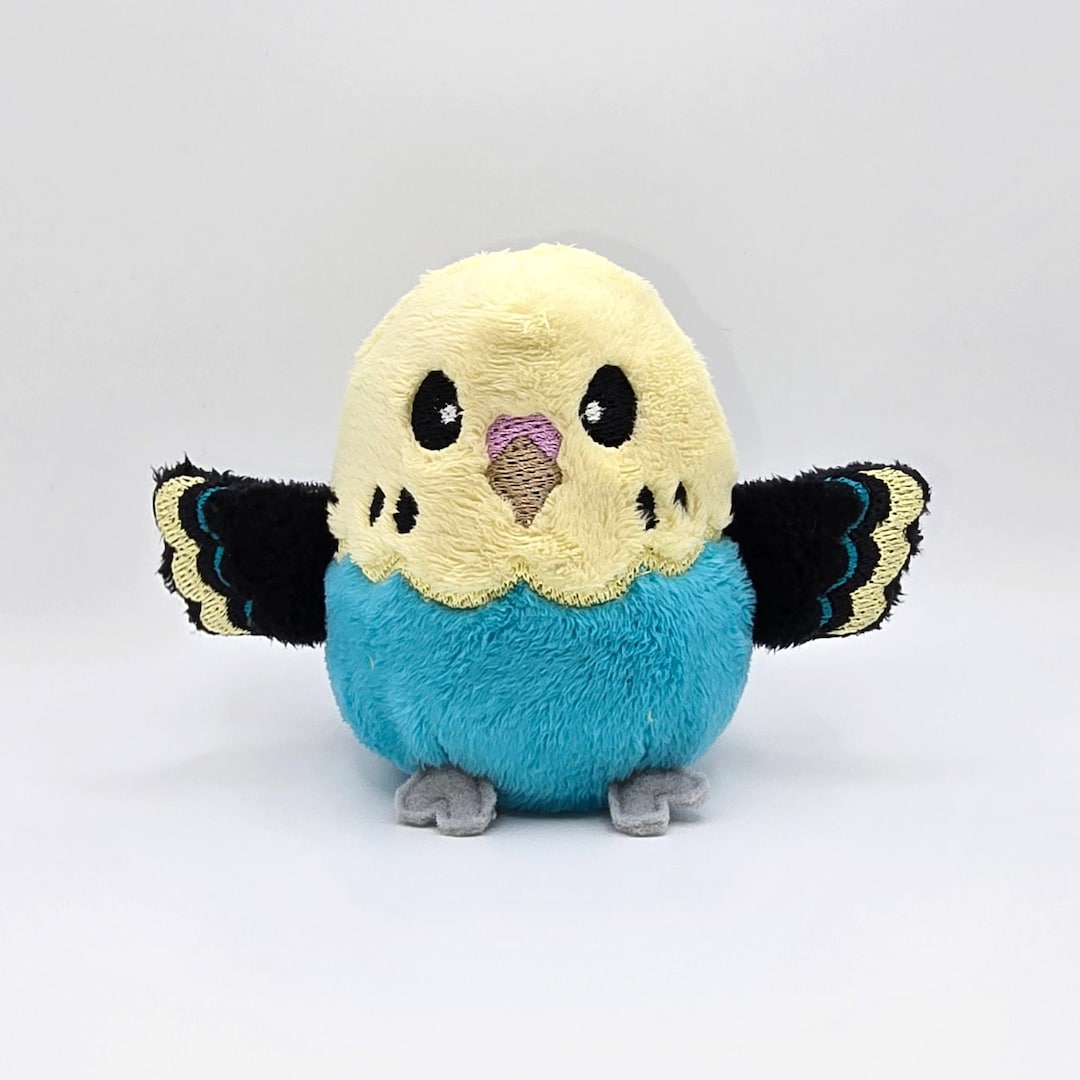 Belize the Parakeet Borb Plush, Parakeet Plush, Budgie Plush, Anxiety ...
