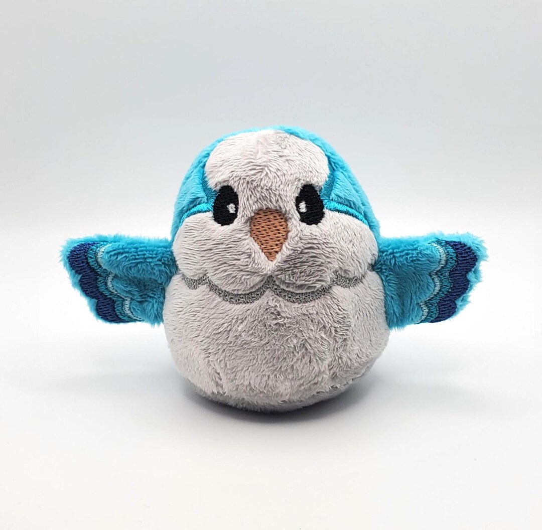 Ocean Worry Borb, Quaker Parrot Plush, Parrot Plush, Anxiety Plush ...