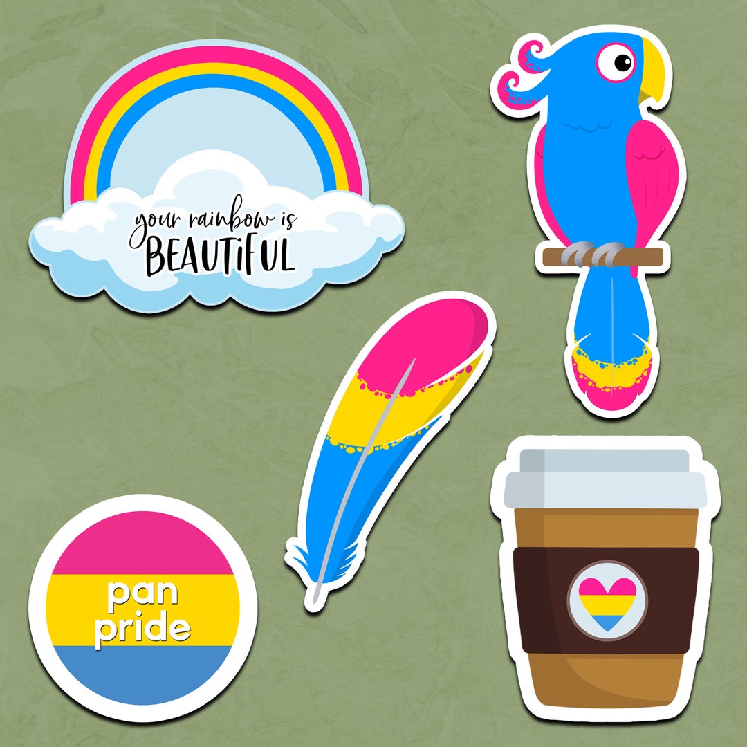 Pansexual Pride Sticker Collection, Pan Pride, Pansexual Pride, Pride ...