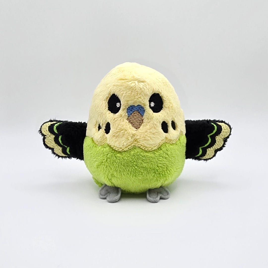 Indy Worry Borb, Parakeet Plush, Budgie Plush, Anxiety Plush, Budgie ...
