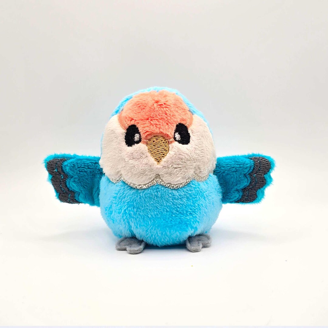 Bluebell Worry Borb, Lovebird Plush, Parrot Plush, Anxiety Plush ...