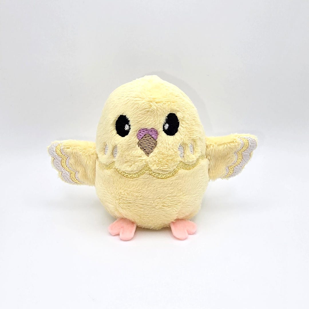 Sunny Worry Borb, Parakeet Plush, Budgie Plush, Anxiety Plush, Budgie ...