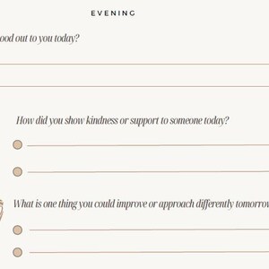 My Daily Journal Template – Printable Morning & Evening Reflection ...