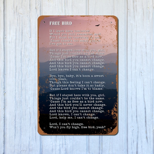 Free Bird Sign - Etsy