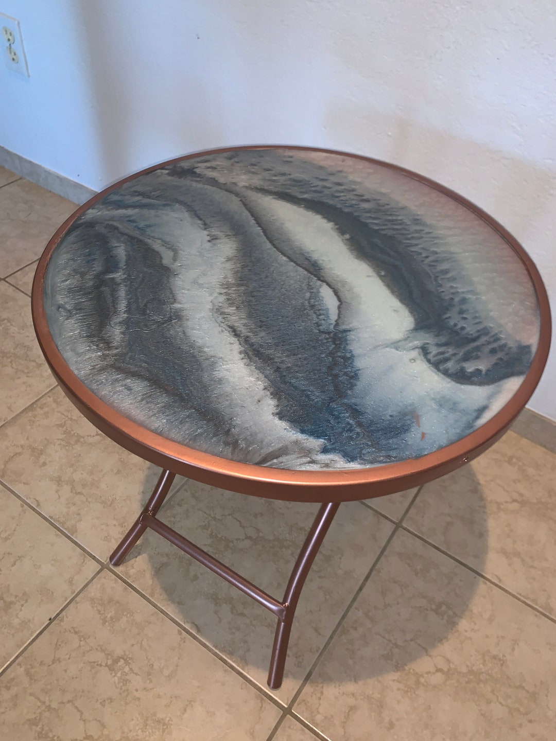 Collapsable Side Table - Etsy