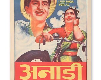 Mahal Movie Original Bollywood Poster | Etsy