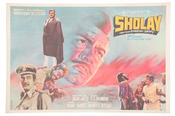Sholay Movie Poster