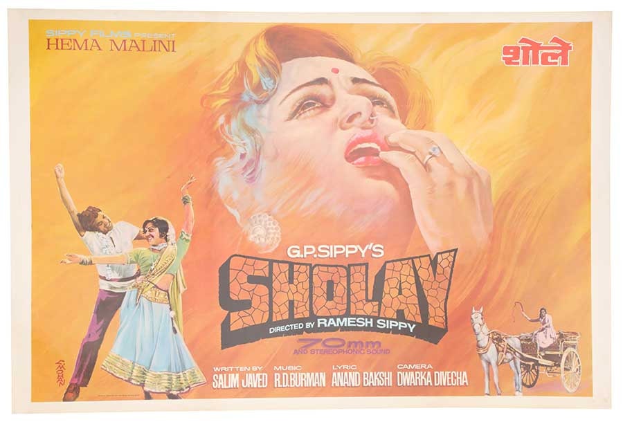 Affiche Du Film Sholay