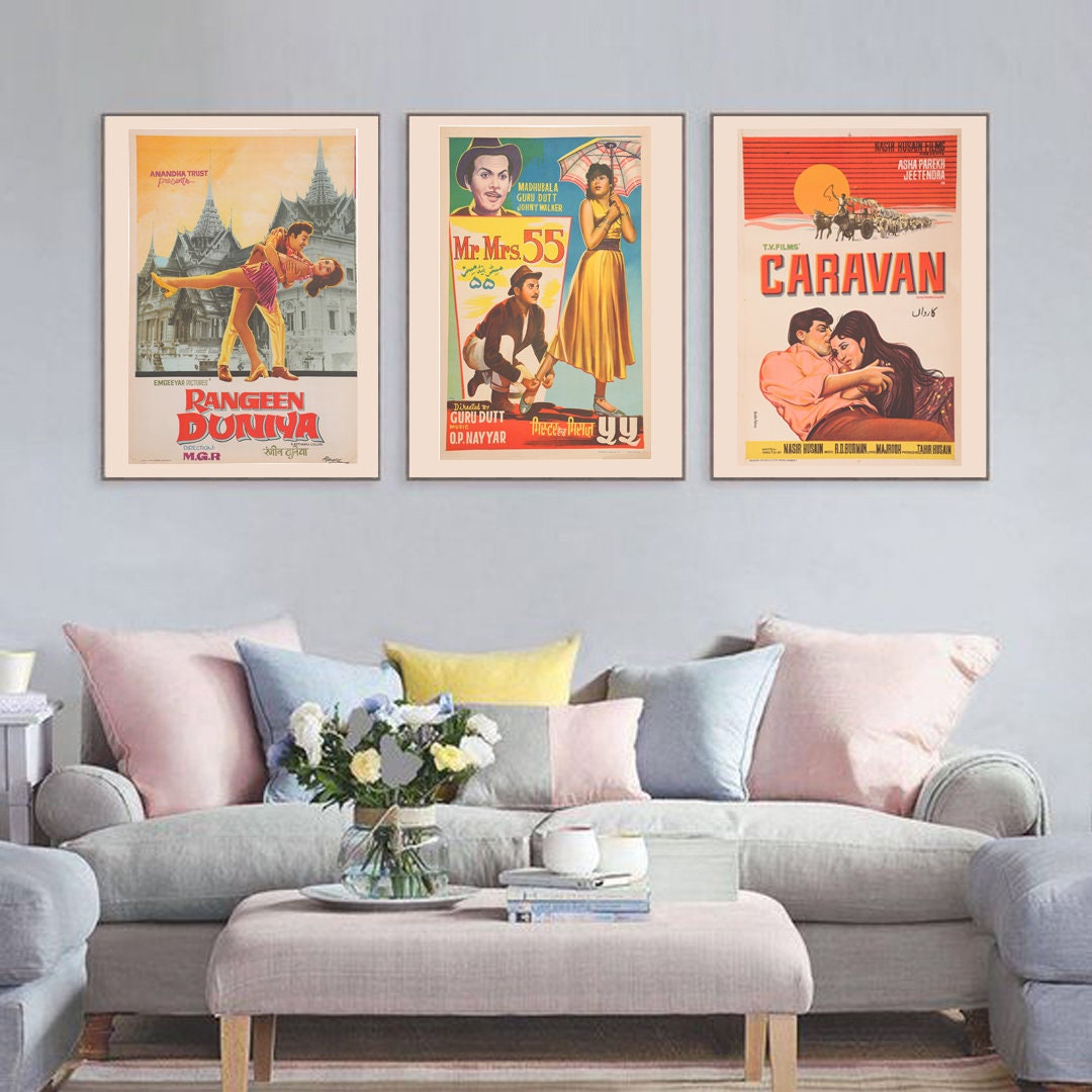 Caravan Movie Original Bollywood Poster - Etsy