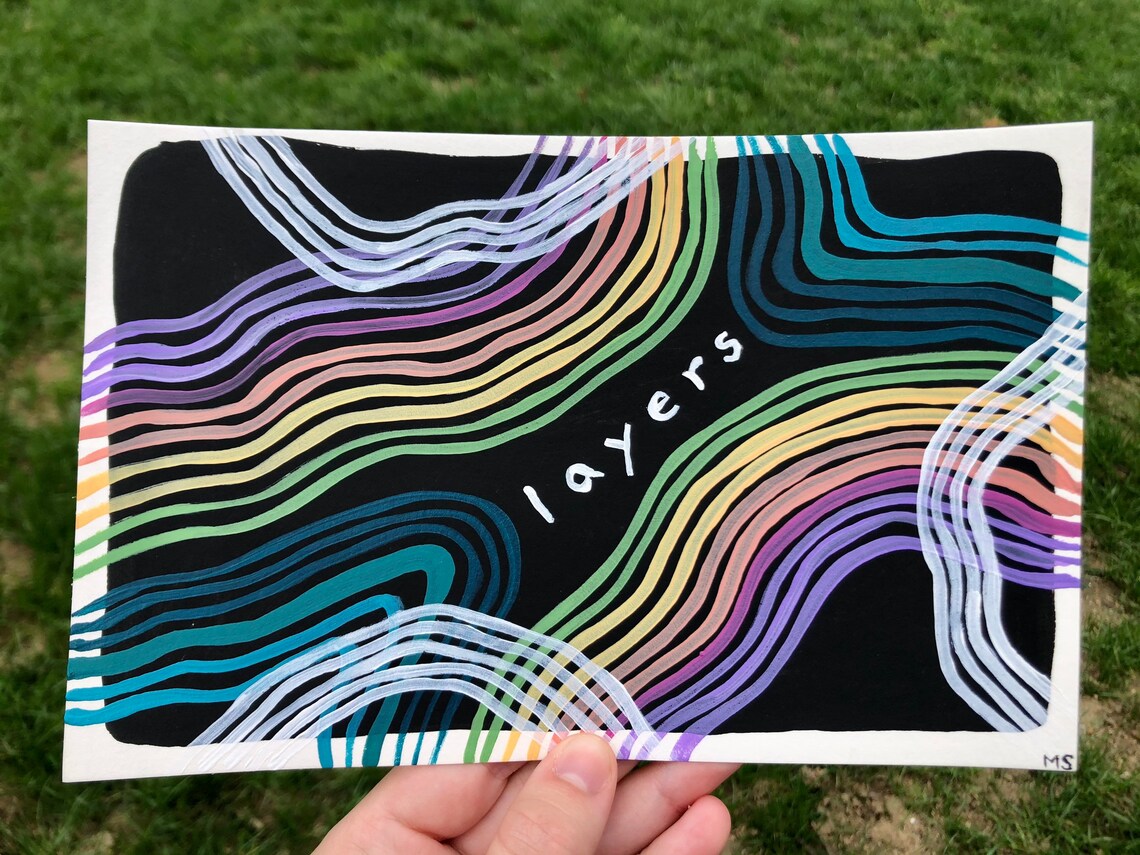 Layers: Acrylic Painting Original | Etsy