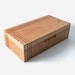 Tea Box - Solid Cherry - 8 Compartments - Etsy