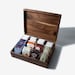 Tea Box Solid Cherry 8 Compartments - Etsy