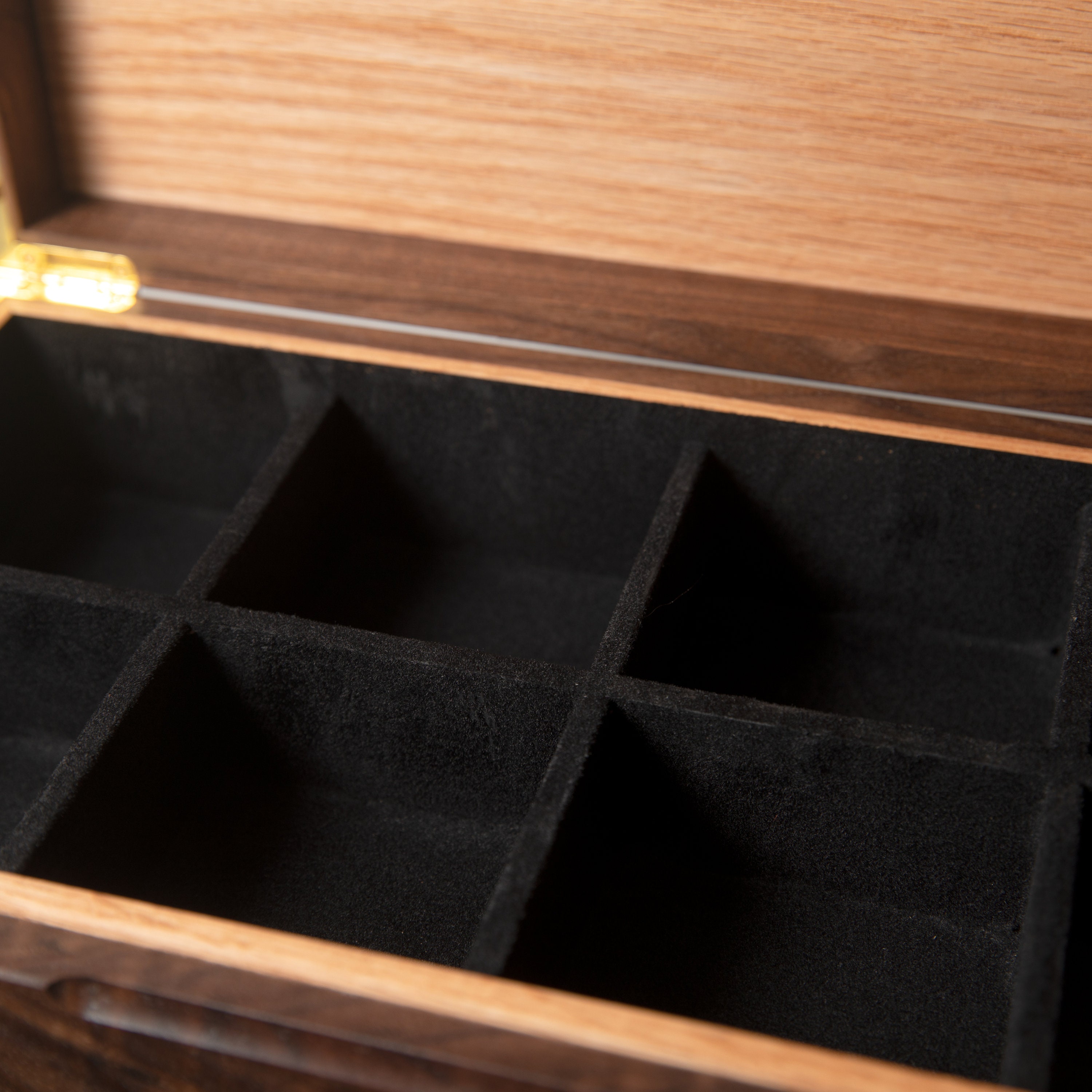 Watch Box With Drawer - Black Walnut and Oak - 12 to 16 Watch ...