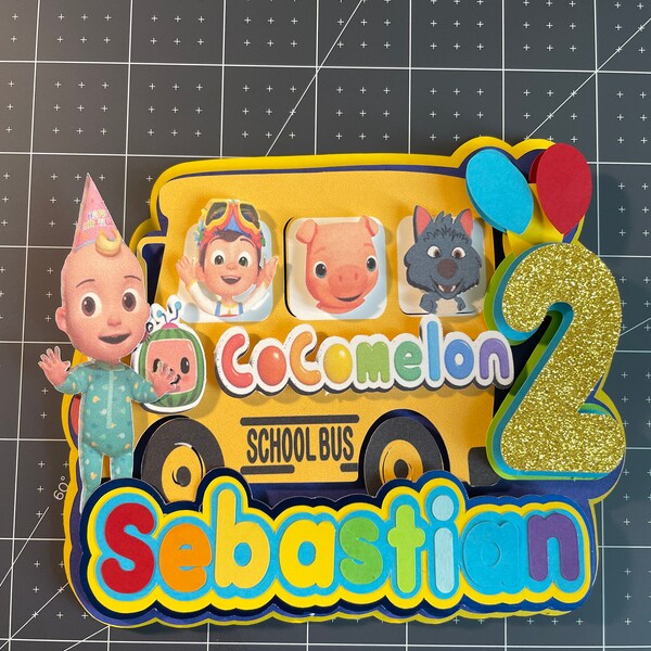 Cocomelon Bus Cake - Etsy