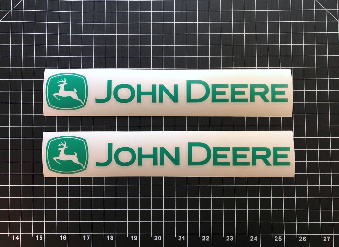 2x John Deere Stickers Multiple Sizes & Colors Decals Pair - Etsy